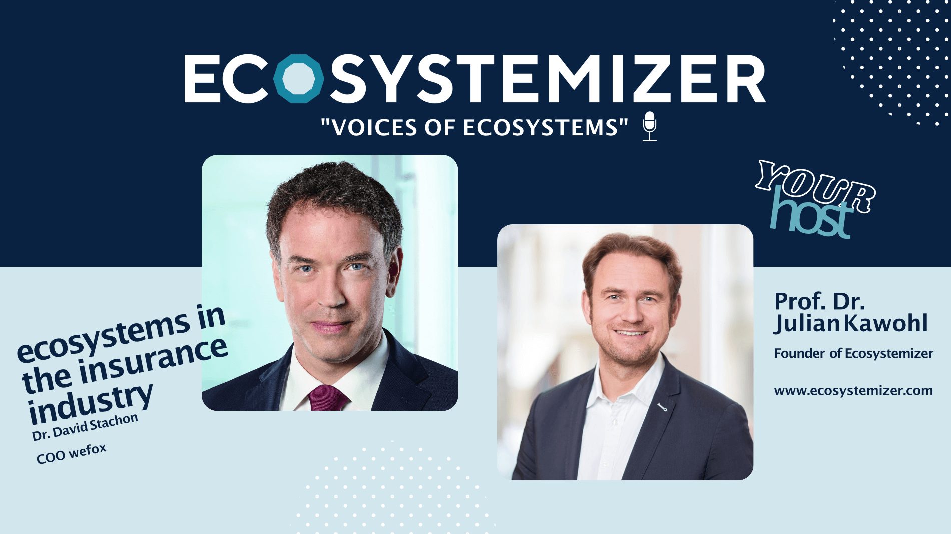 First episode in 2022 with COO at wefox, Dr. David Stachon I Blog ...