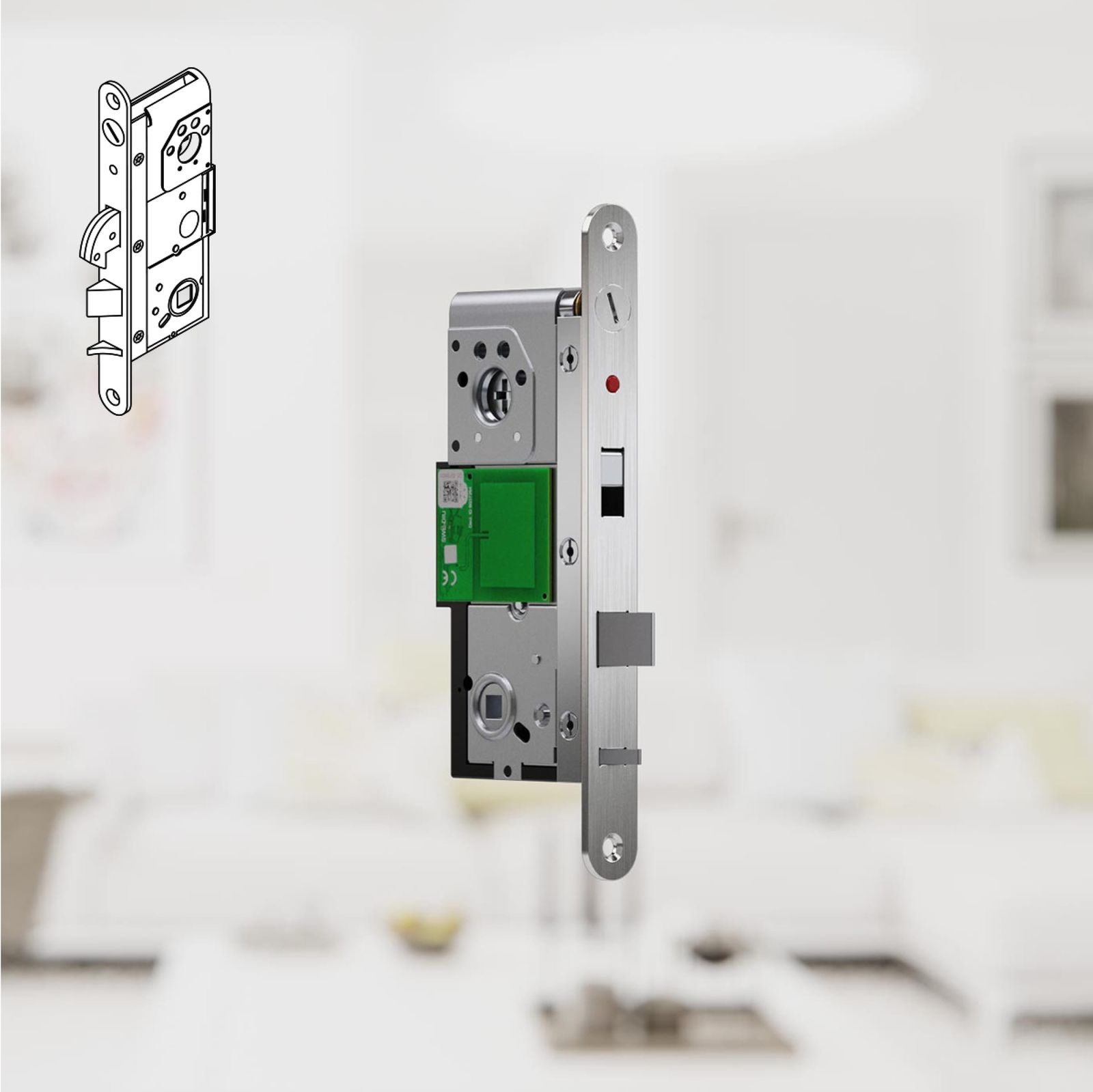 Teknisk information om produkten - dKey, det osynliga digitala låset från dormakaba