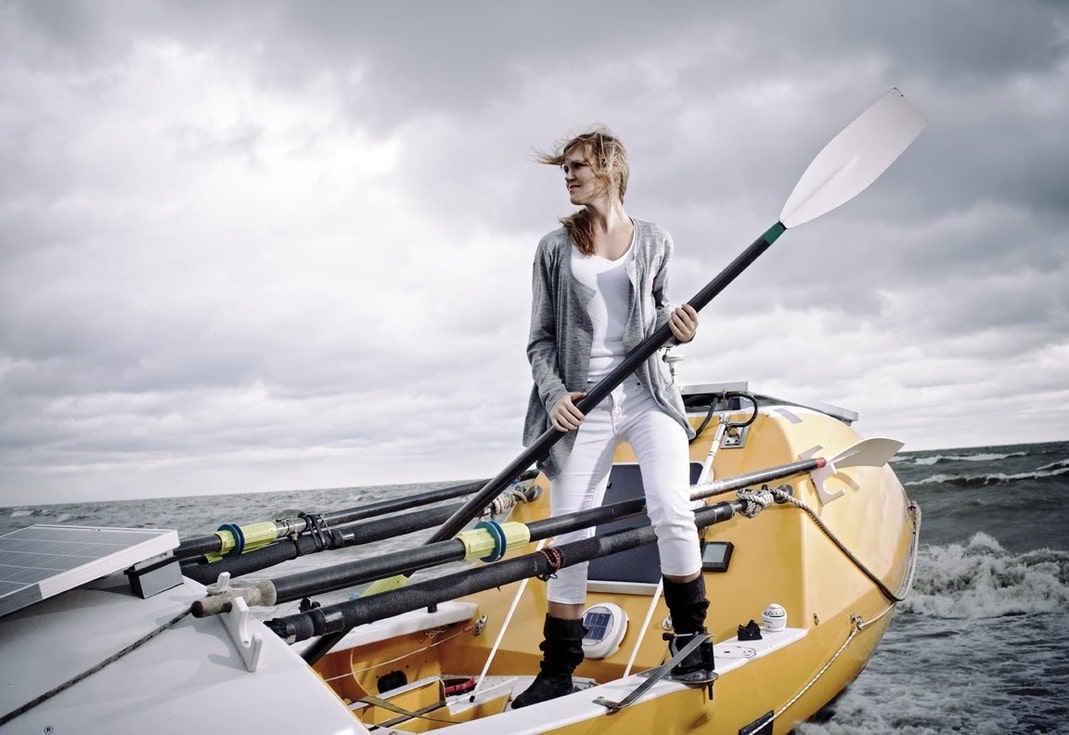 坏蛋的教训Katie Spotz：为洁净水而跑步、划船和骑马