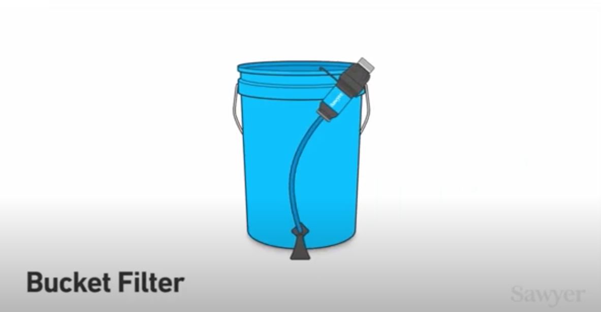 Bucket Filter Assembly and Use