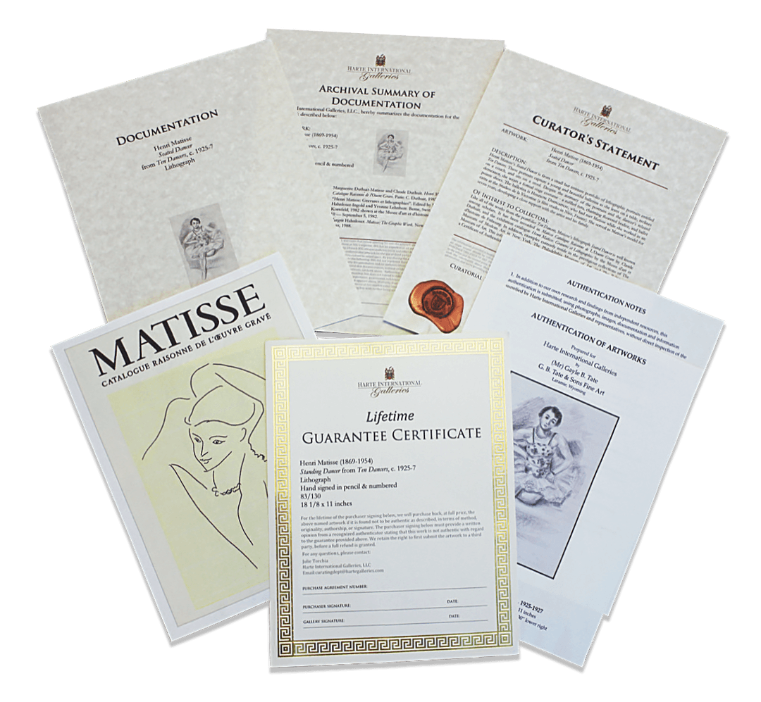 Documentation | Harte International Galleries