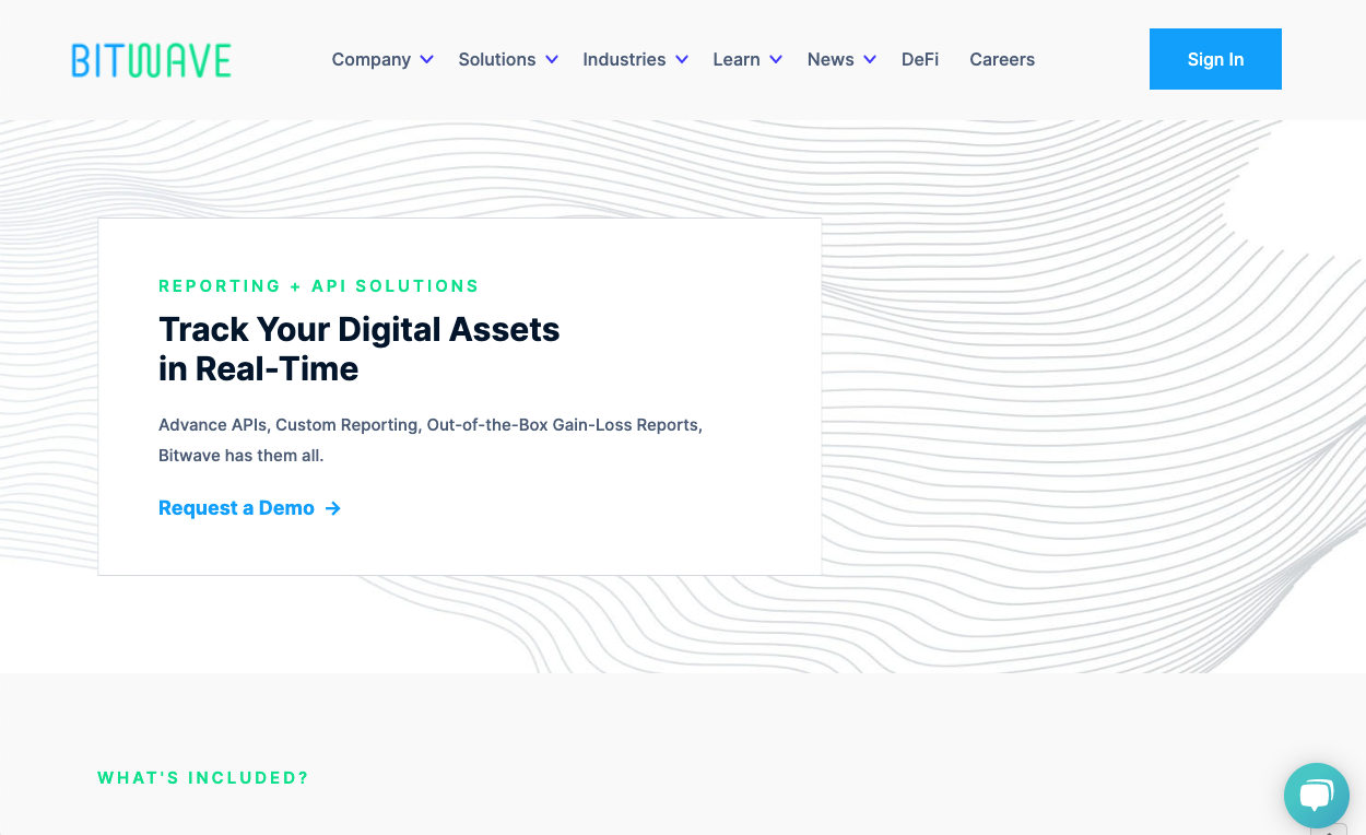 Reporting + APIs | Bitwave - Digital Asset Accounting Software