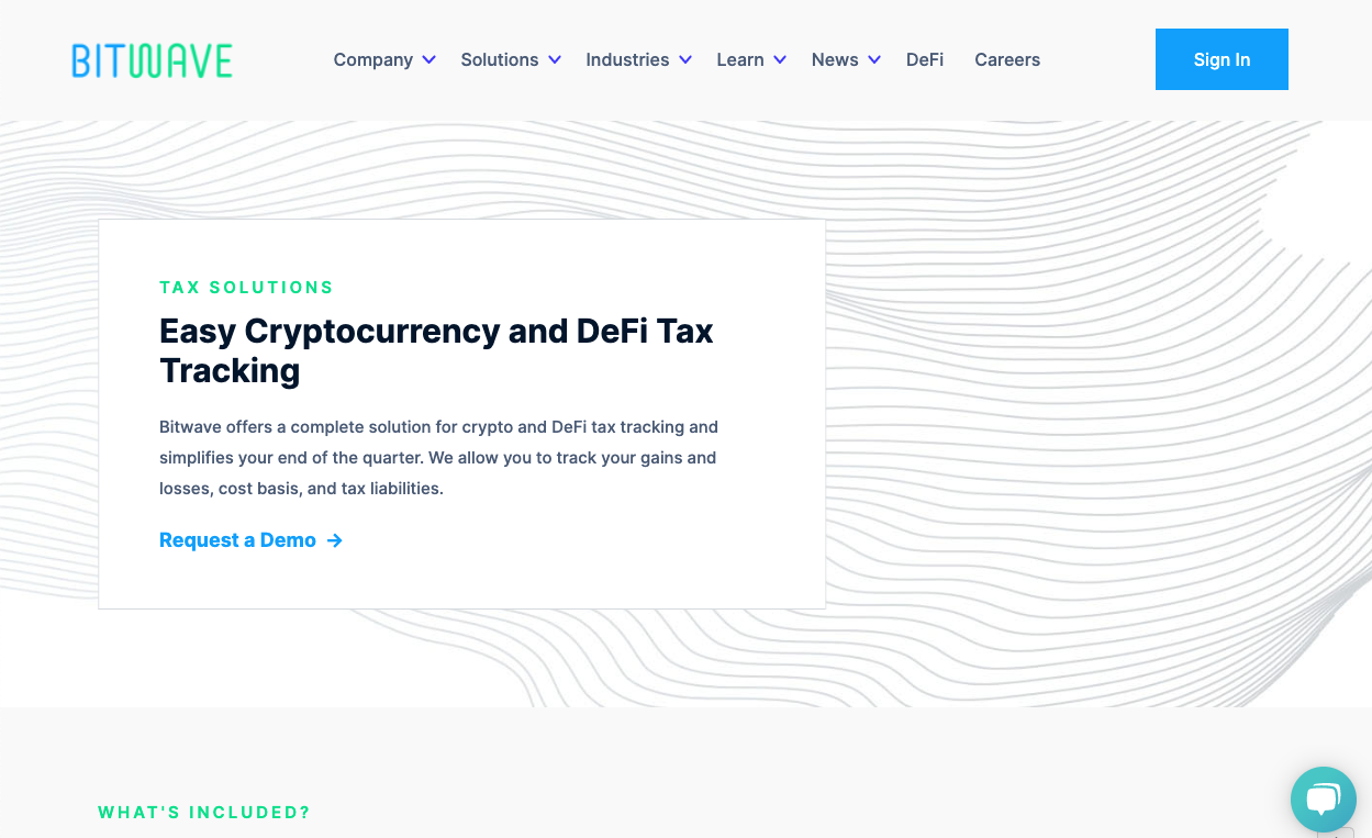 Enterprise Crypto and DeFi Tax Tracking Software | Bitwave