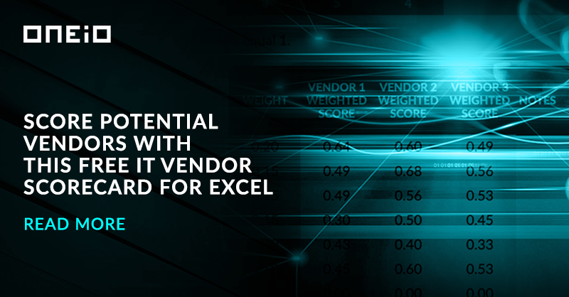 Score potential IT vendor with this free scorecard for Excel