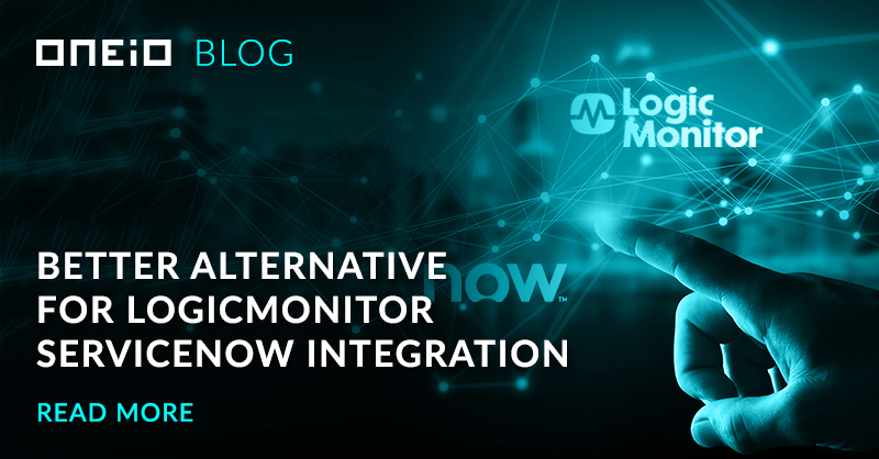 Better alternative for LogicMonitor ServiceNow integration