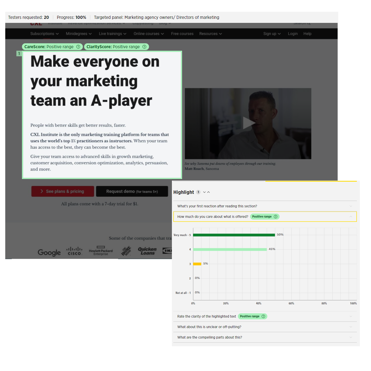 Value proposition testing - See which offer is most compelling.