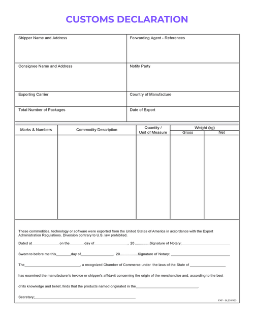 Customs Declarations Automation | super.AI