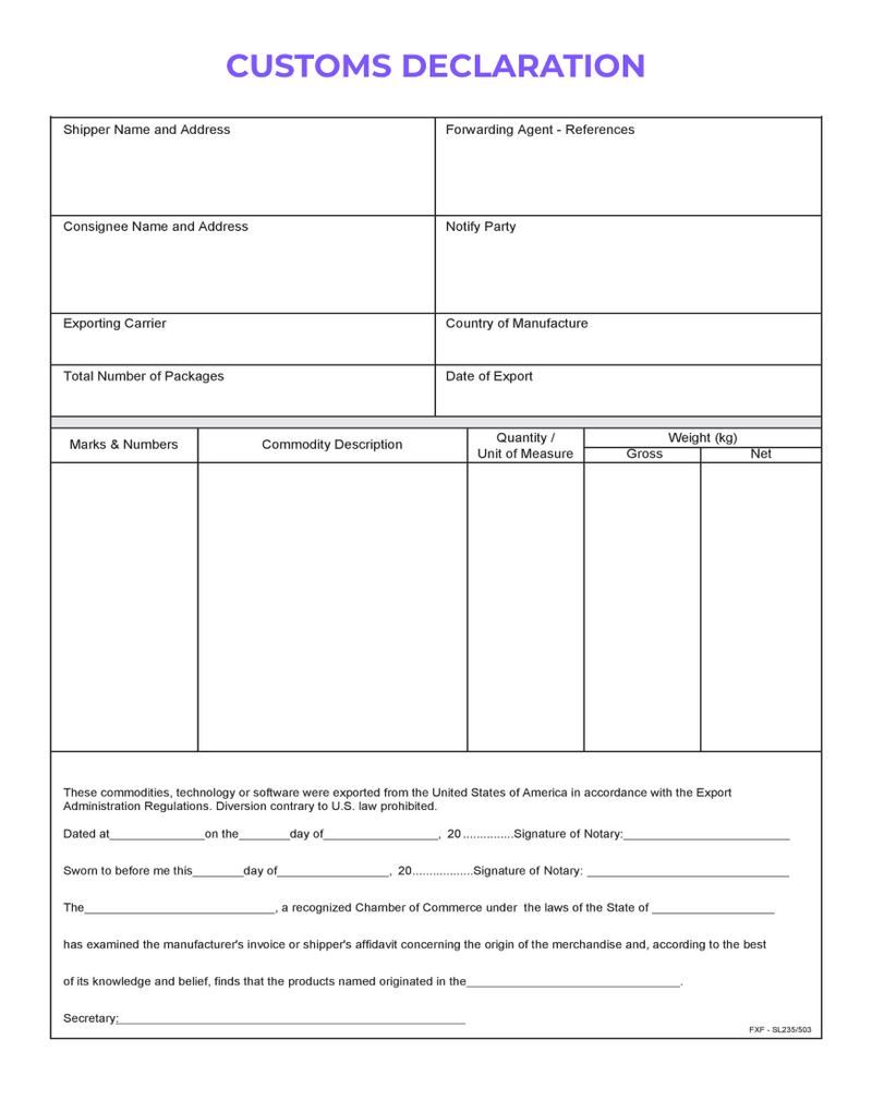 Customs Declarations Automation | super.AI