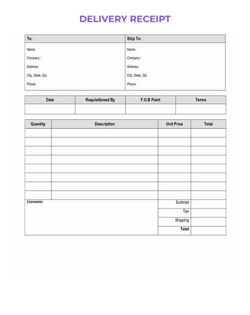 Delivery Receipts Automation | super.AI