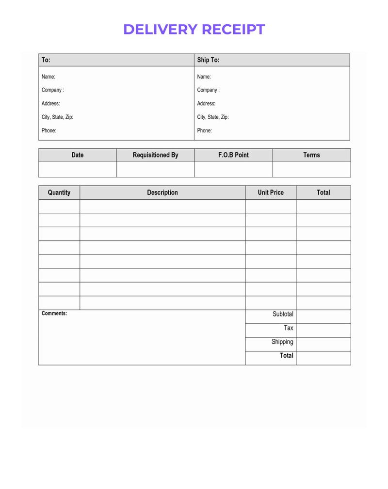 Delivery Receipts Automation | super.AI