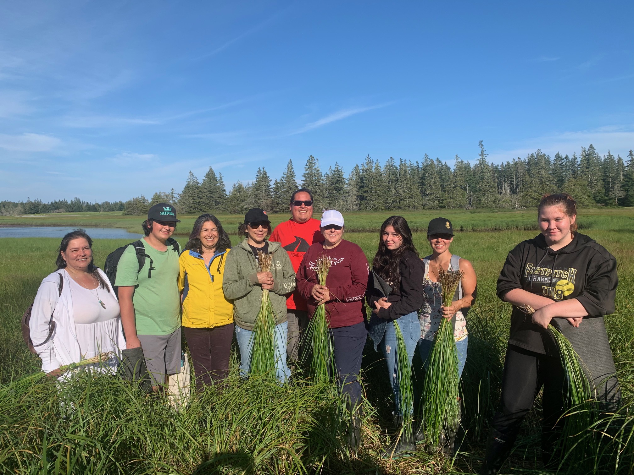 Red Road Youth Sweetgrass Harvest | Mi’kmaw Kina’matnewey