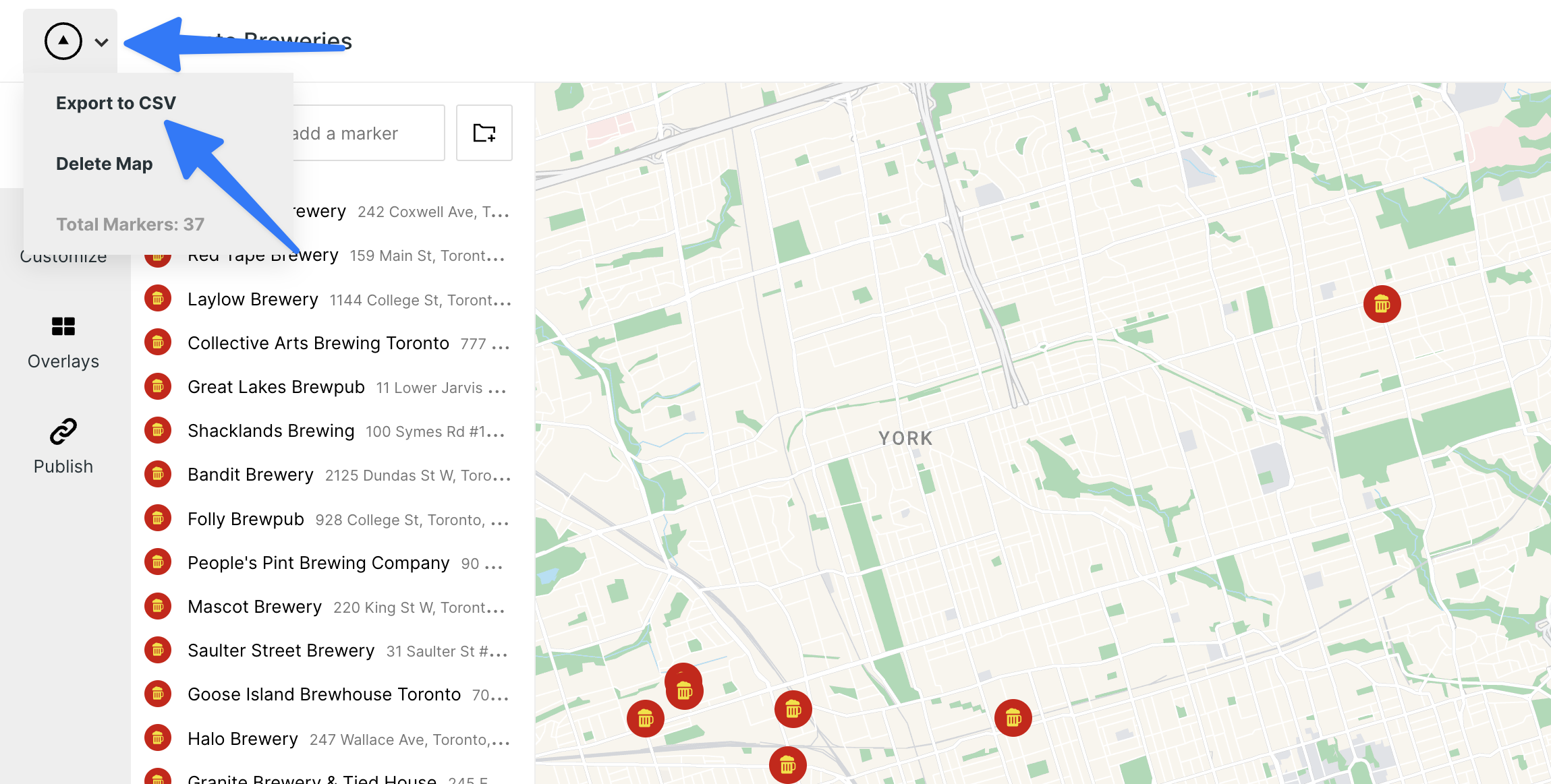 Export a map | Atlist Help Center