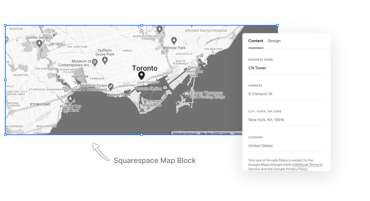 Create Custom Maps for Squarespace | Atlist