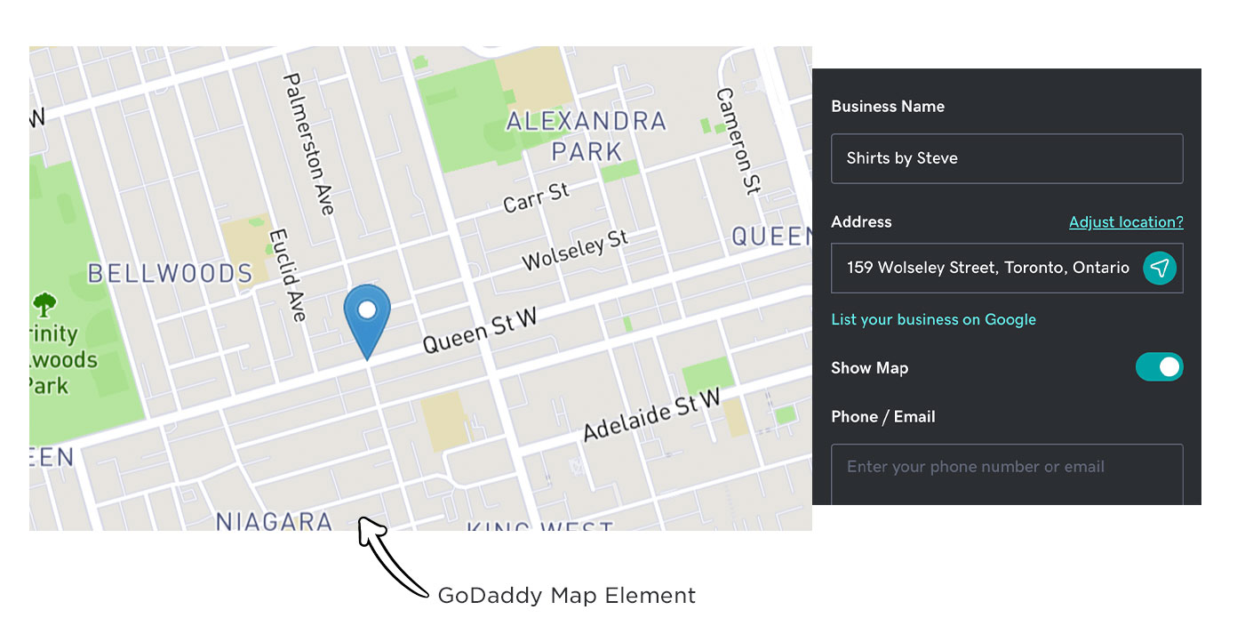 Create Custom Maps for GoDaddy | Atlist