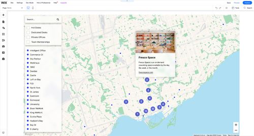 Create Custom Maps for Wix | Atlist
