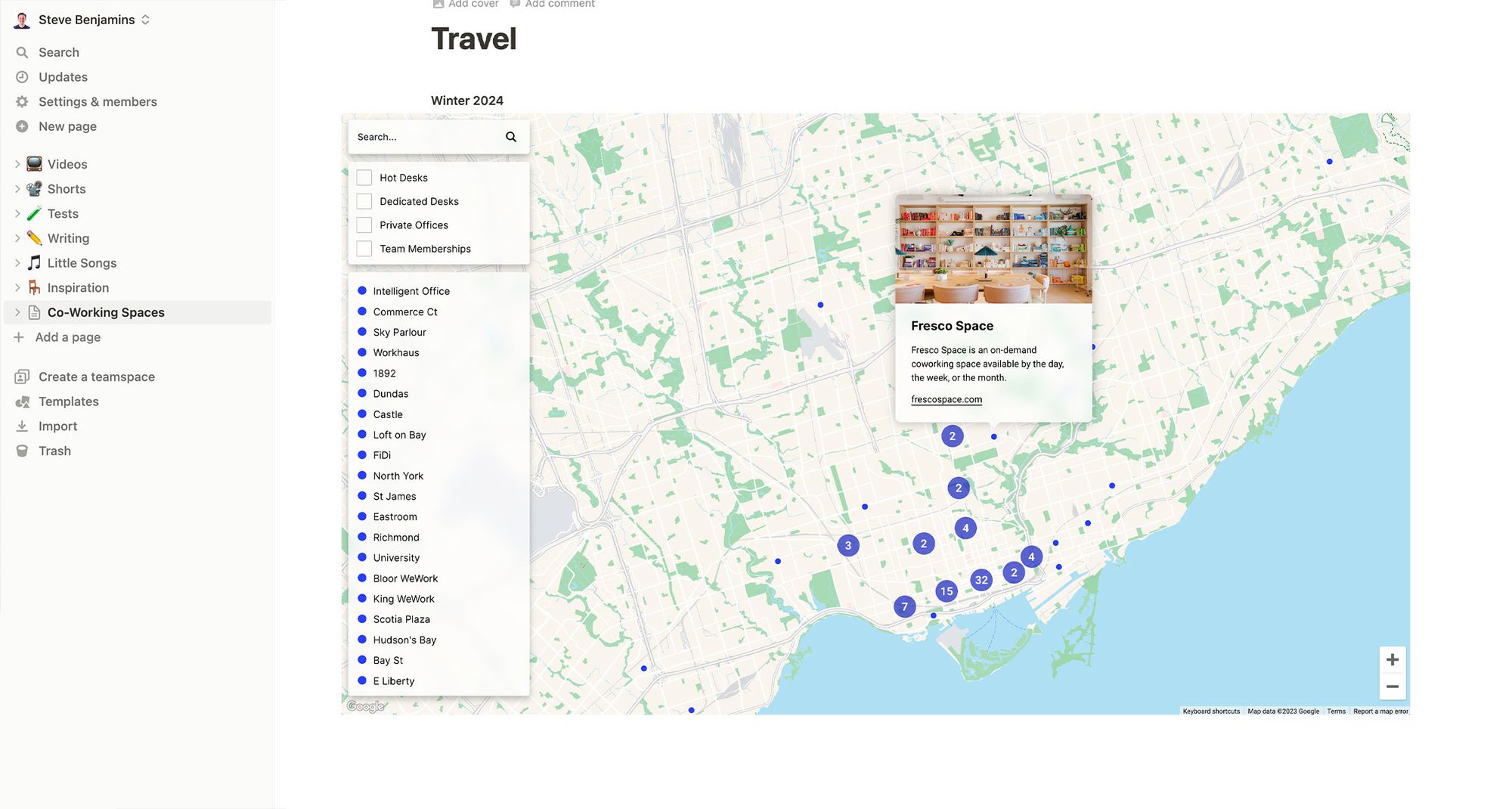 Embed Custom Maps in Notion Pages | Atlist