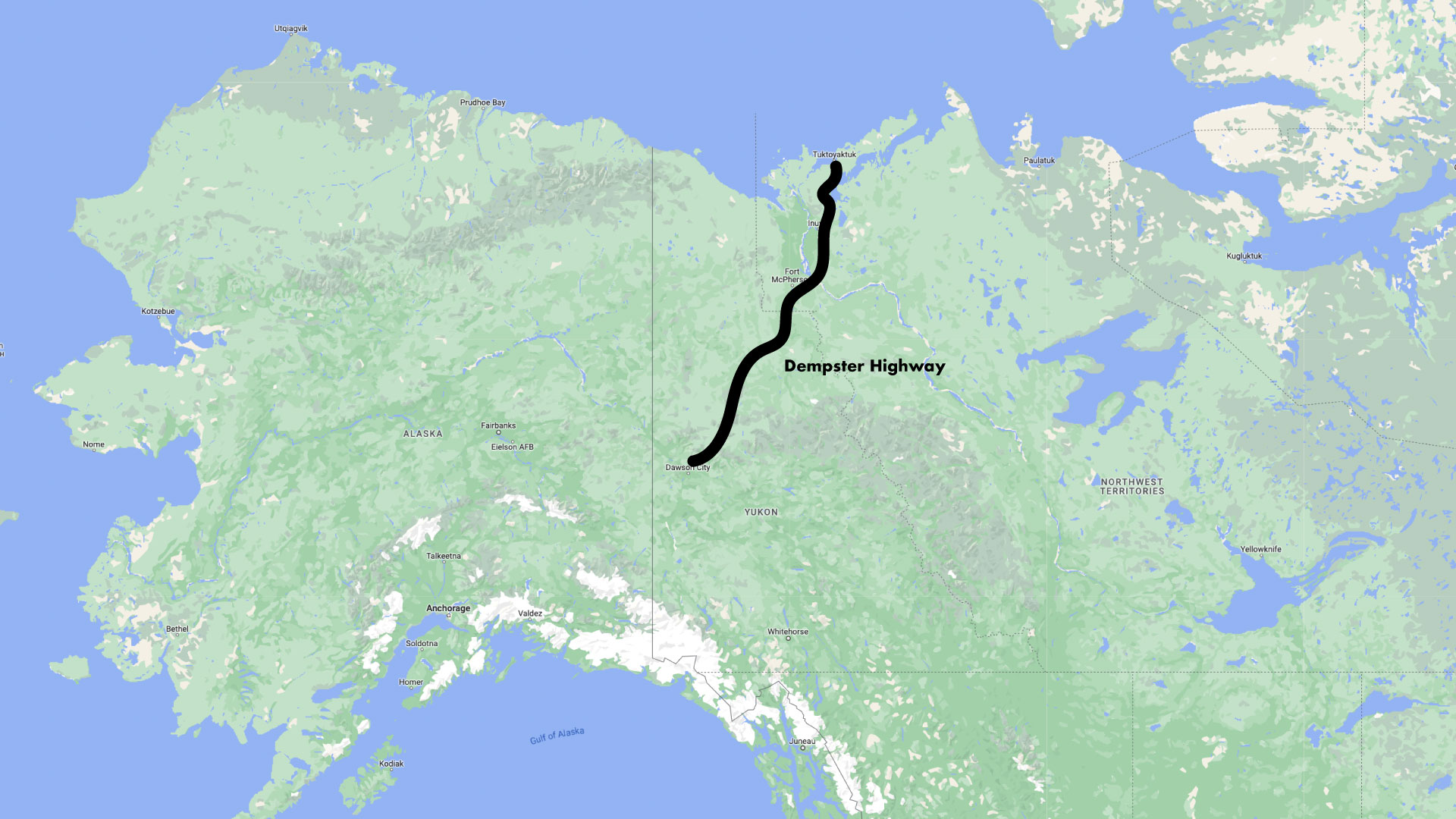 Driving the Spectacular Dempster Highway to the Arctic Ocean