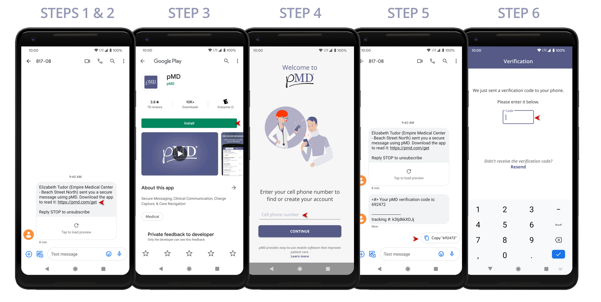 Telehealth App for Patients | pMD