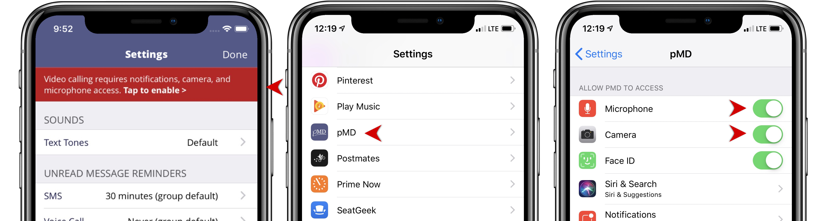 Telehealth App for Patients | pMD