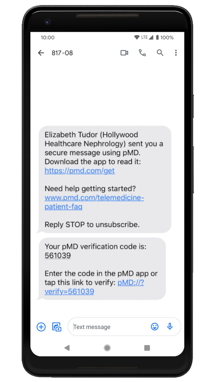 Telehealth App for Patients | pMD