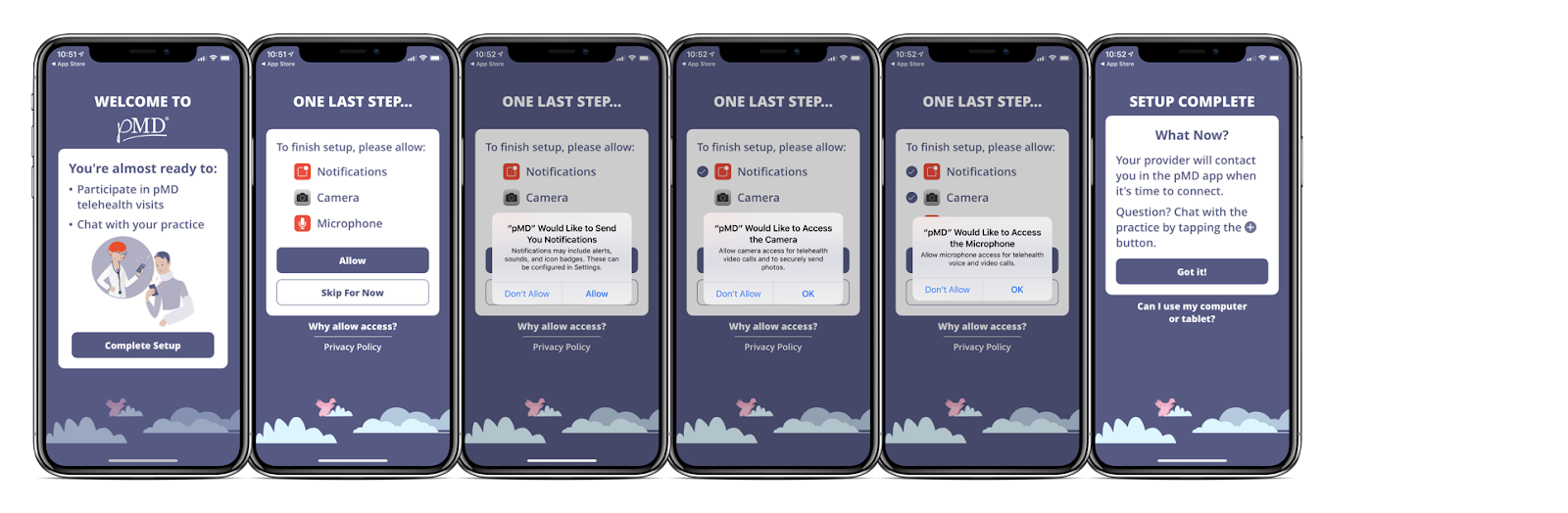 Telehealth App for Patients | pMD