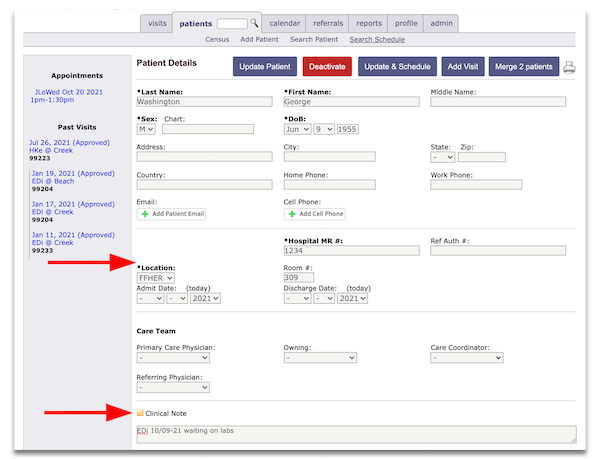On this screen, you can: