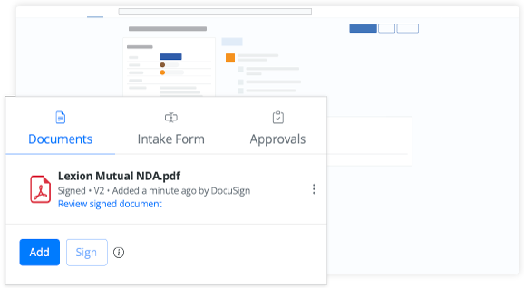 DocuSign Integration - Lexion