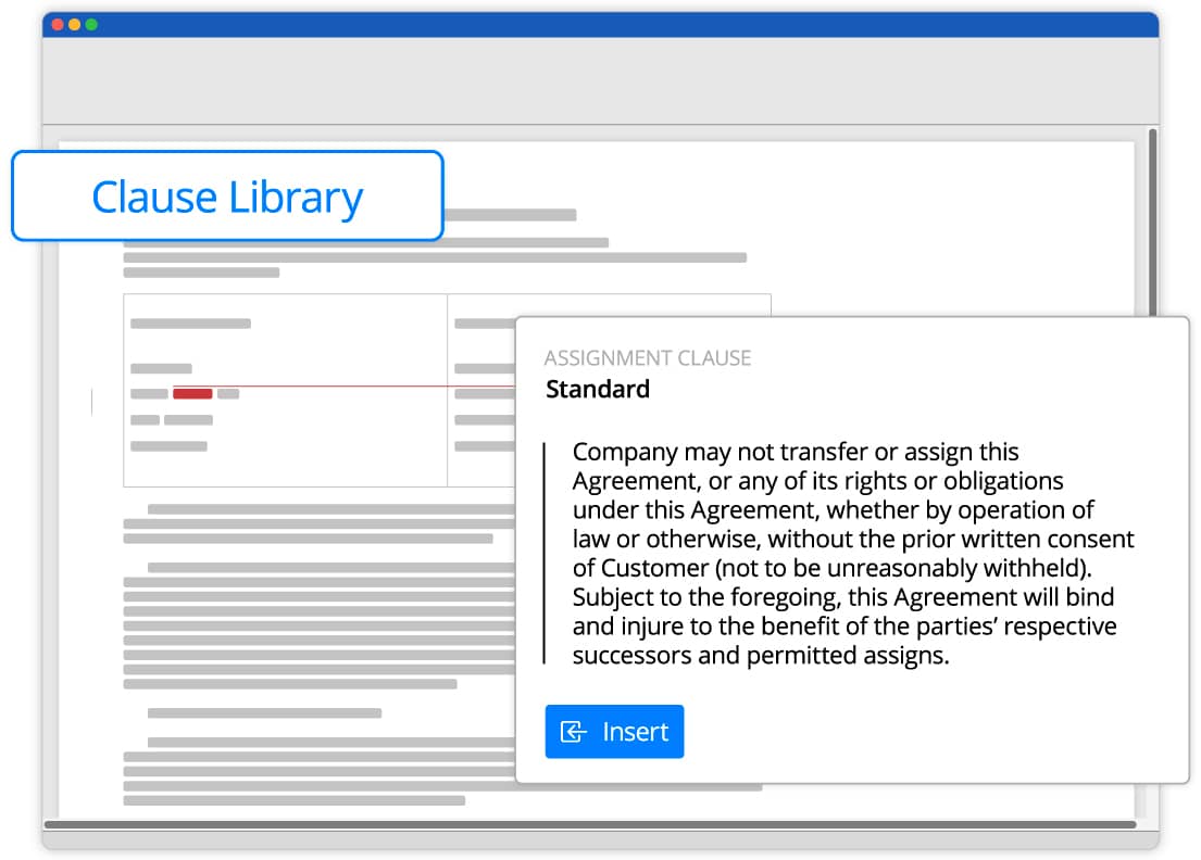 Clause Library in Lexion for Word - Lexion