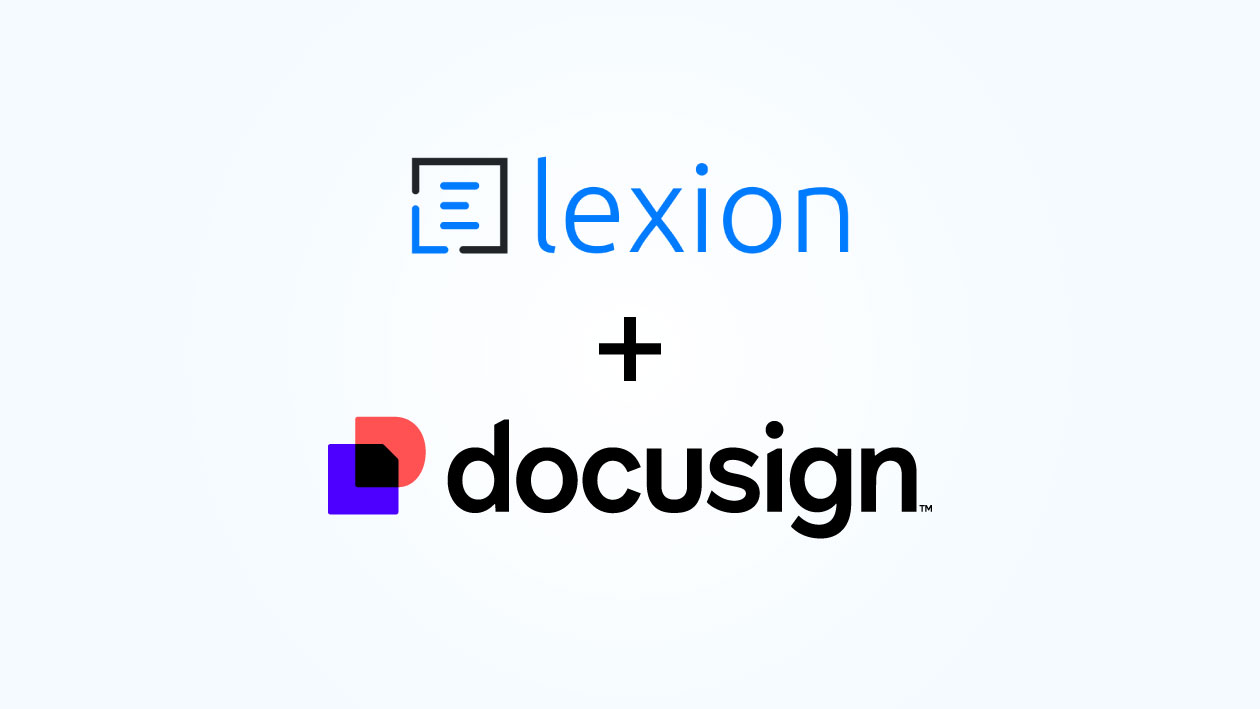Lexion and Docusign Join Forces - Lexion Lexion and Docusign Join Forces - Lexion