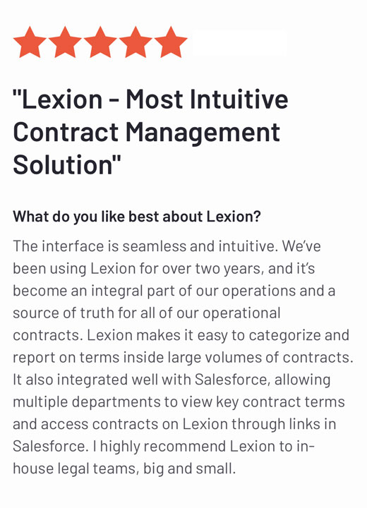 Increase visibility and insight with Lexion