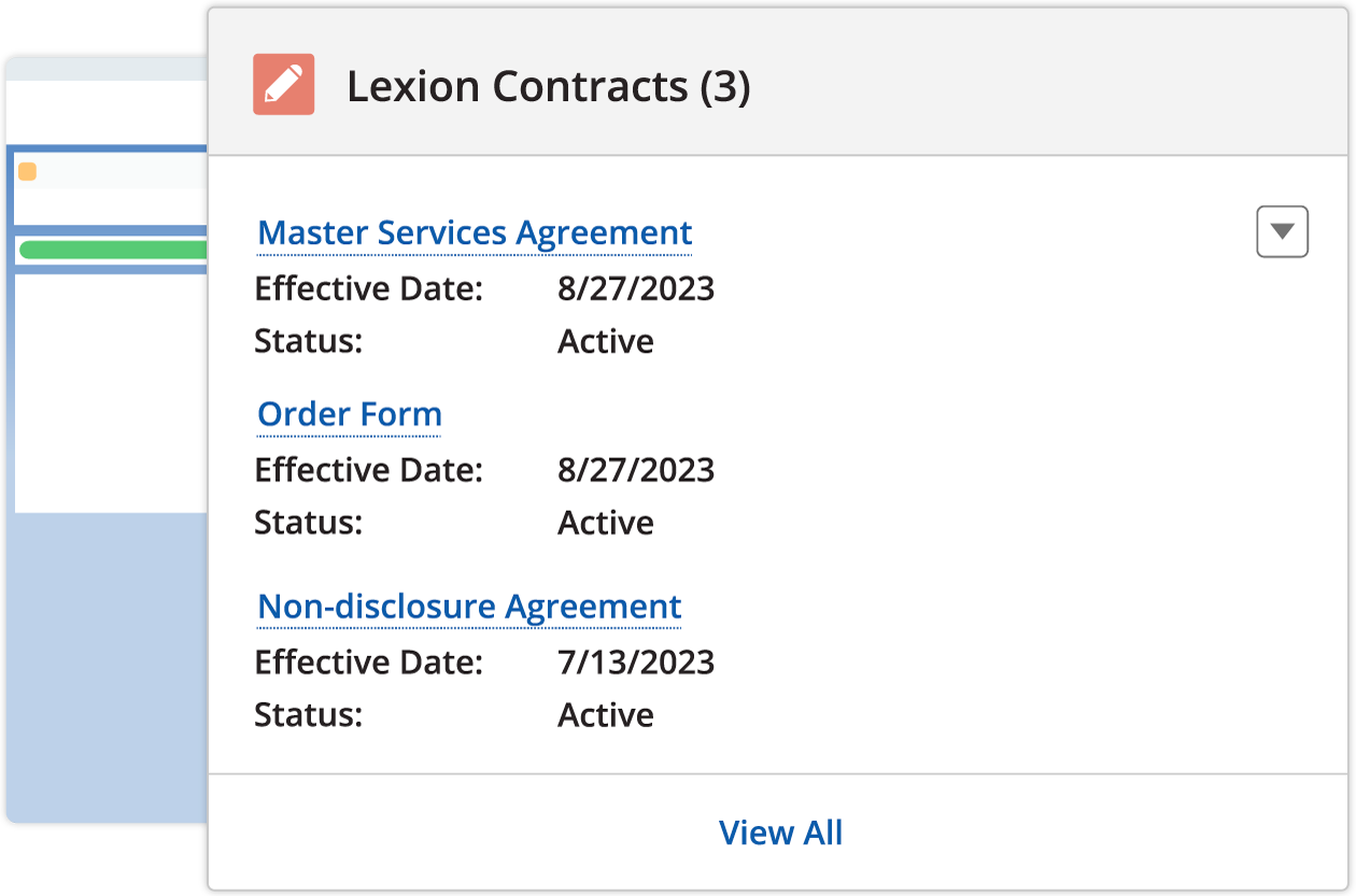 Salesforce Integration - Lexion