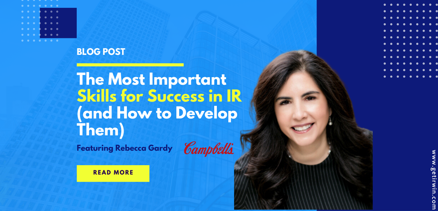 The Most Important Skills for Success in IR