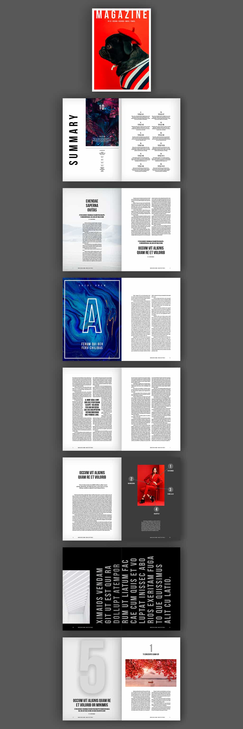 80 Cool Zines and InDesign Magazine Templates (2023) | Redokun Blog