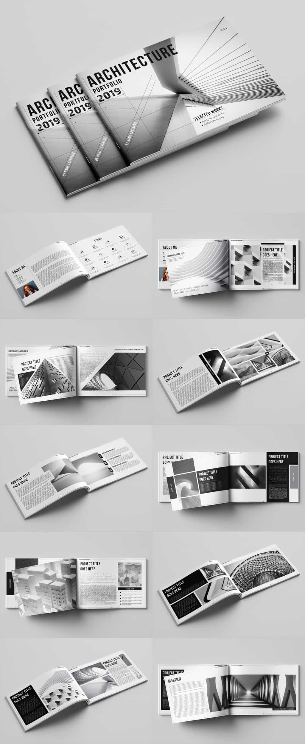 50 Best Architecture Portfolio Templates (Download Now) | Redokun Blog