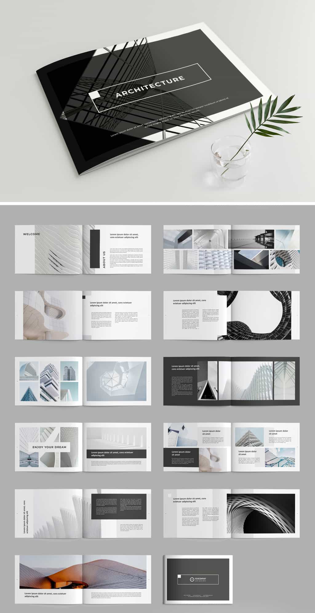 50 Best Architecture Portfolio Templates (Download Now) | Redokun Blog