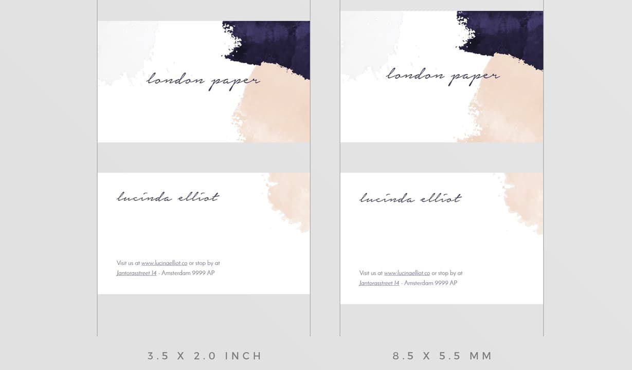 100 Fresh InDesign Business Card Templates | Redokun Blog