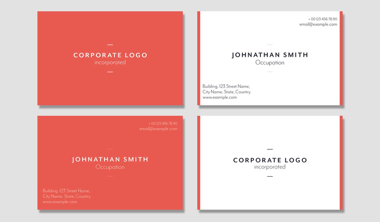100 Fresh InDesign Business Card Templates | Redokun Blog