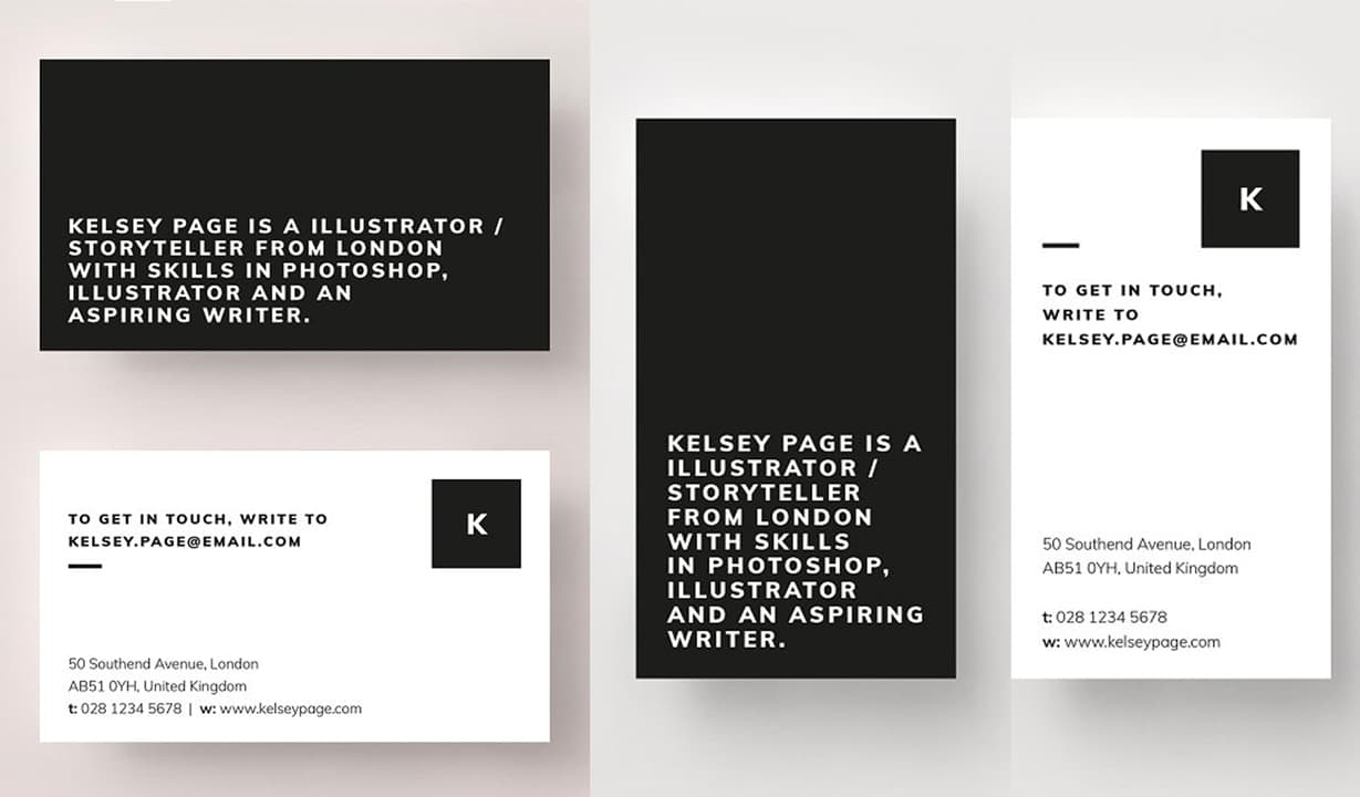 100 Fresh InDesign Business Card Templates | Redokun Blog
