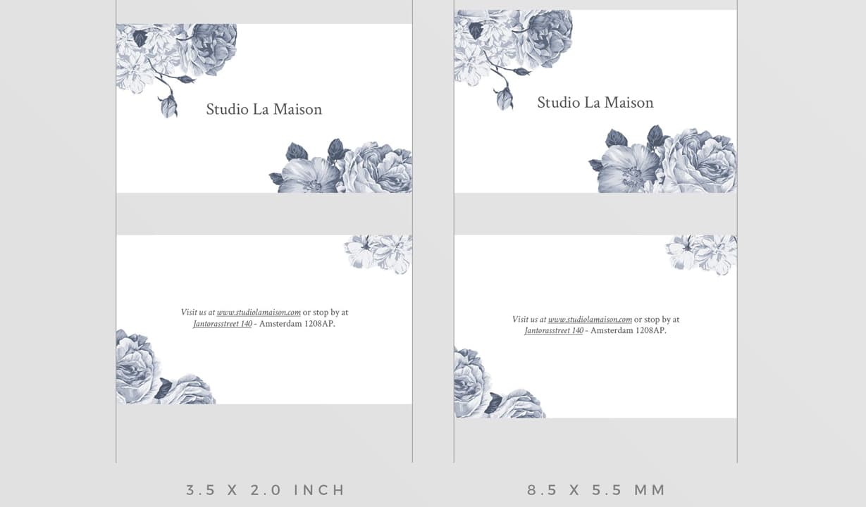 100 Fresh InDesign Business Card Templates | Redokun Blog