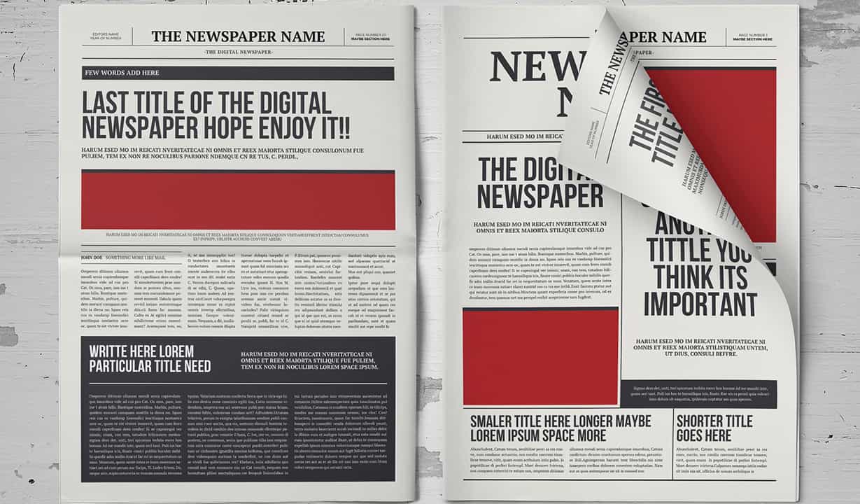 30 Sleek Newspaper Templates (2024) | Redokun Blog