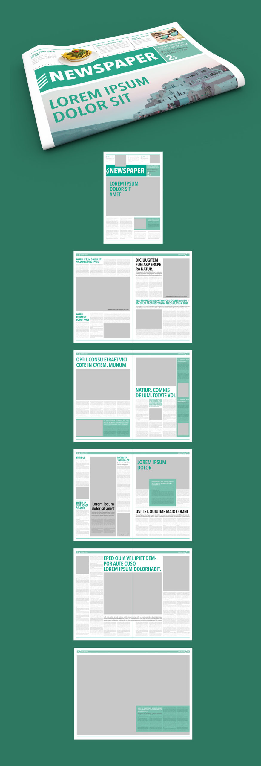 30 Sleek Newspaper Templates (2024) | Redokun Blog