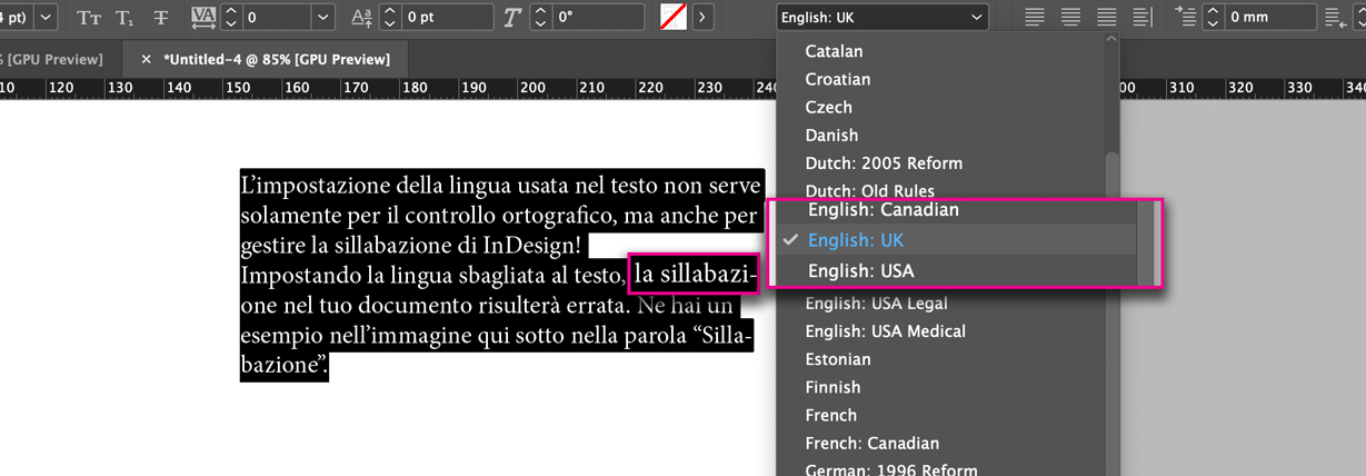 How to turn off hyphenation in InDesign (or edit it) | Redokun Blog