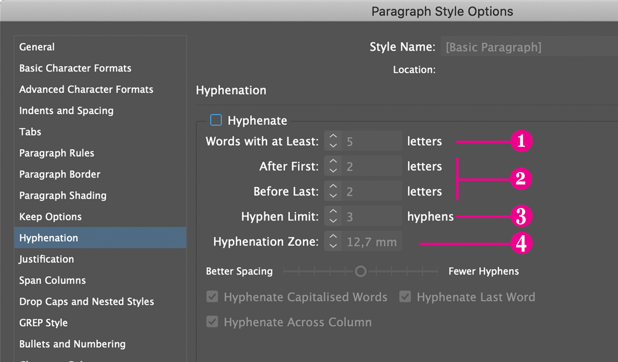 How to turn off hyphenation in InDesign (or edit it) | Redokun Blog