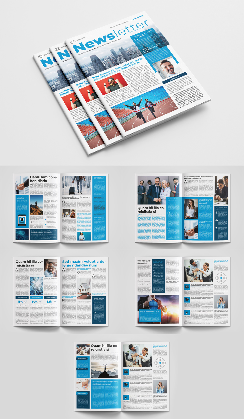 50 Modern InDesign Newsletter Templates | Redokun Blog