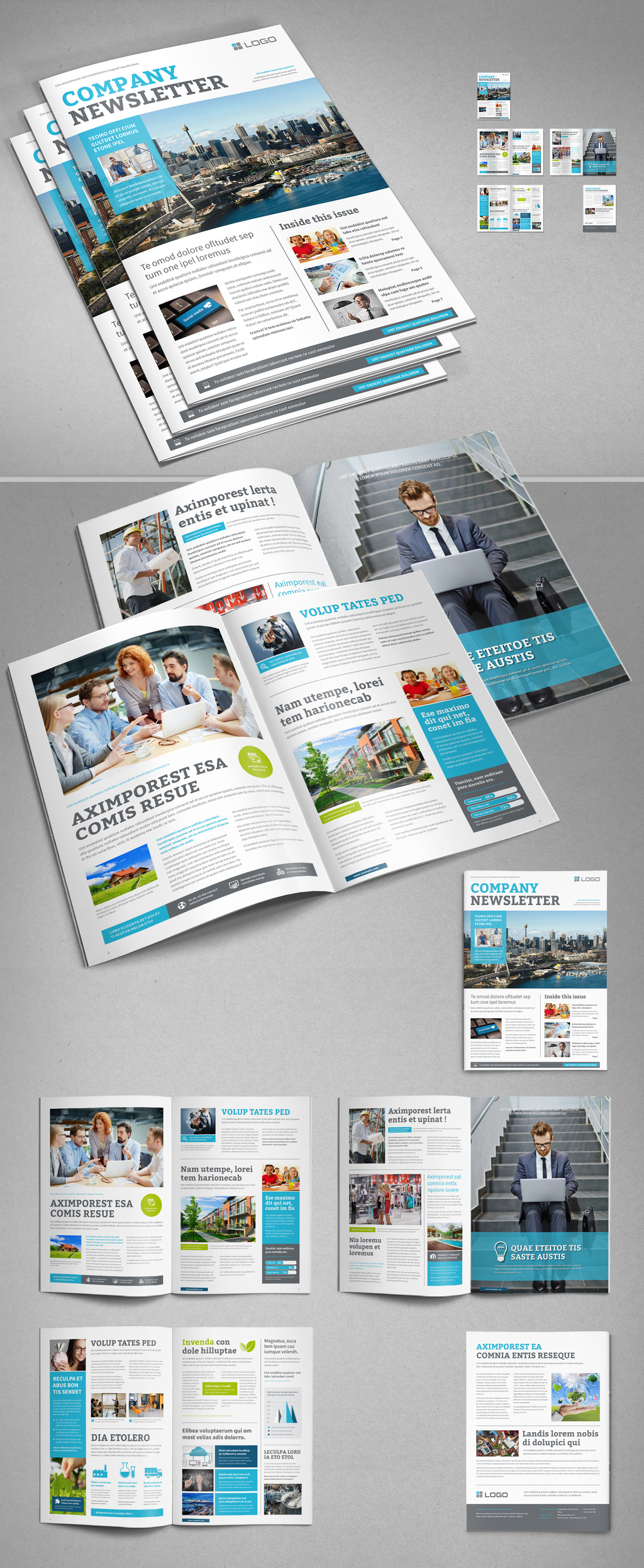 50 Modern InDesign Newsletter Templates | Redokun Blog