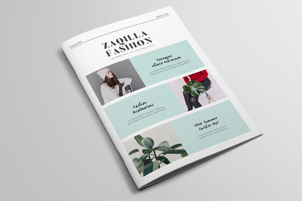 50 Modern InDesign Newsletter Templates | Redokun Blog