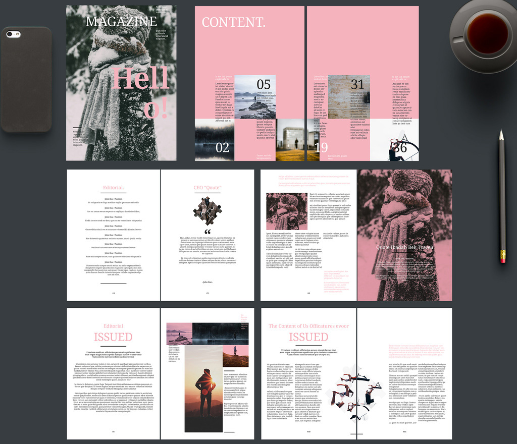 50 Modern InDesign Newsletter Templates | Redokun Blog