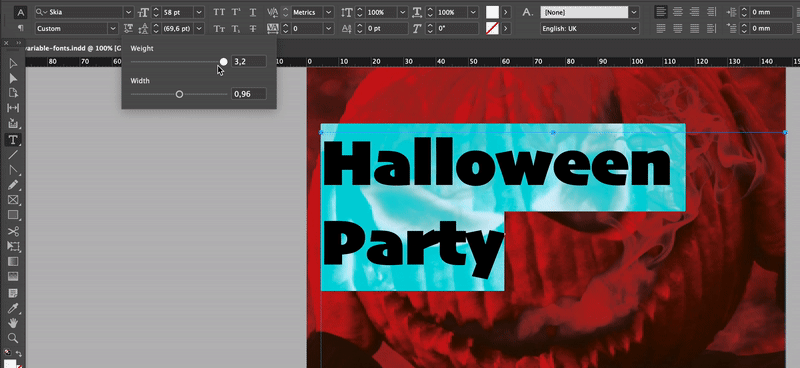How to use the New Variable Fonts in InDesign | Redokun Blog