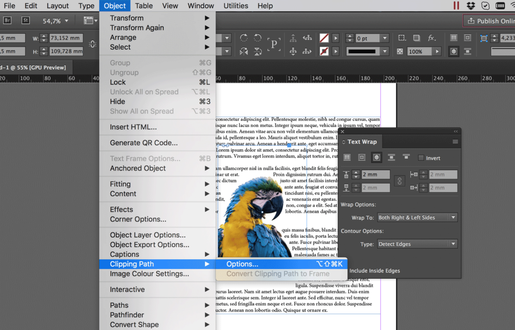 How to: Text Wrap in InDesign | Redokun Blog
