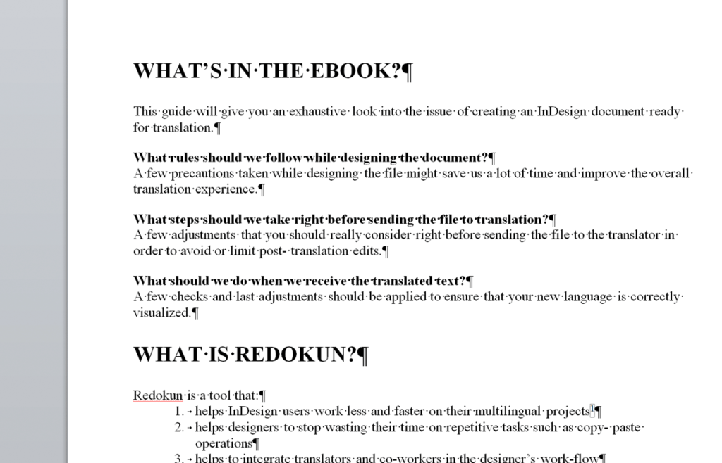How to convert a Word file to InDesign | Redokun Blog